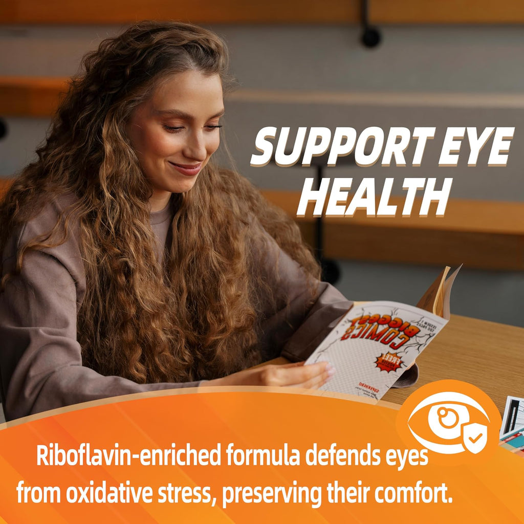 Vitamin B2 gummies boost overall wellness