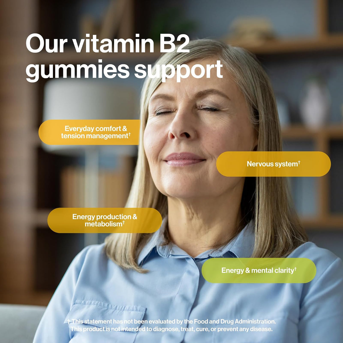 Vitamin B2 gummies for daily wellness