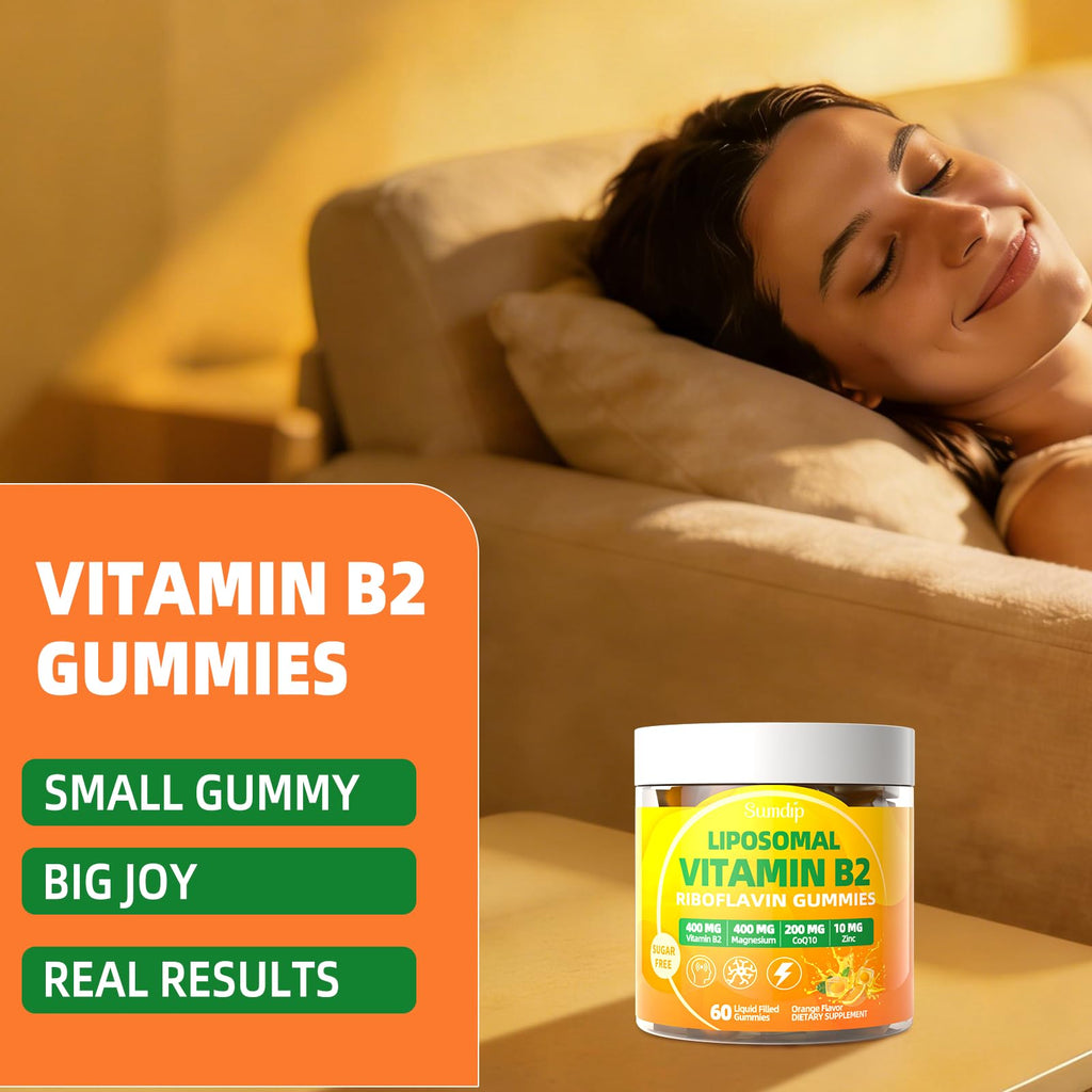 Vitamin B2 gummies for daily wellness