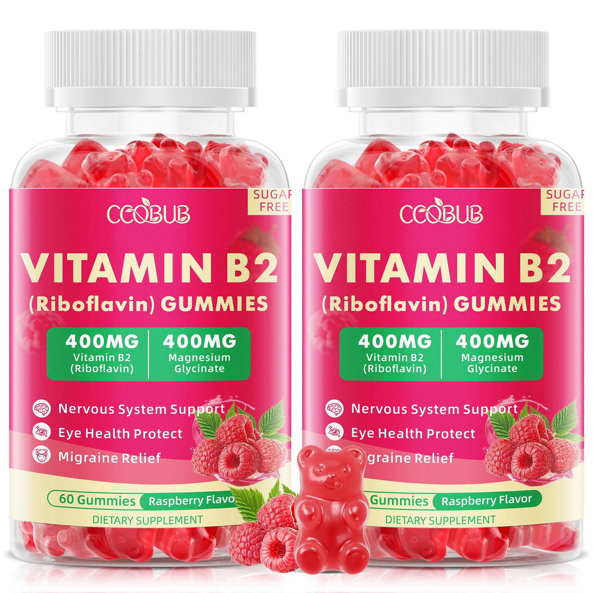 Vitamin B2 gummies for energy boost