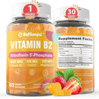 Vitamin B2 gummies for energy boost