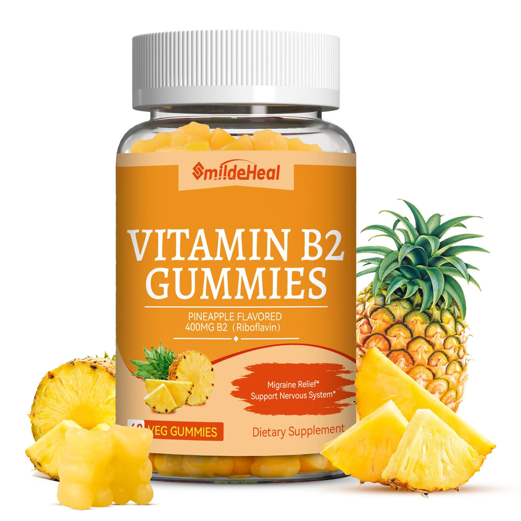 Vitamin B2 gummies for energy boost