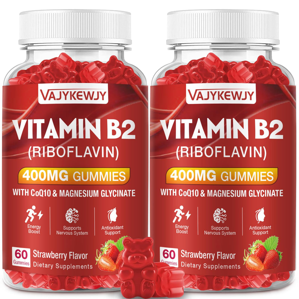 Vitamin B2 gummies for energy boost
