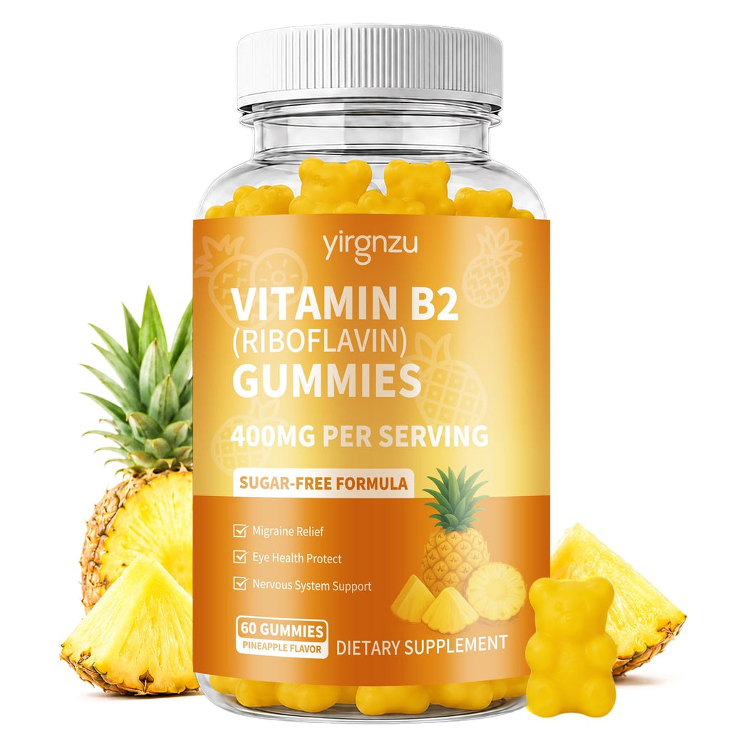 Vitamin B2 gummies for energy boost