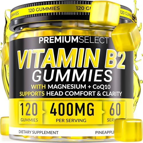 Vitamin B2 gummies for energy boost