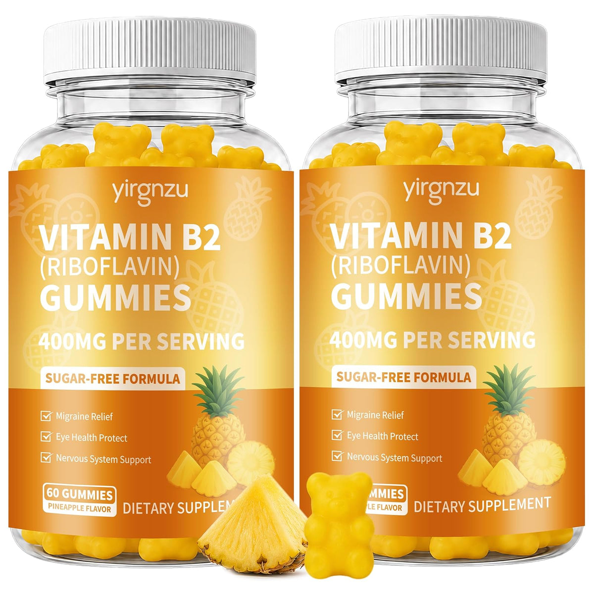 Vitamin B2 gummies for energy support