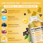 Vitamin B2 gummies for improved mood