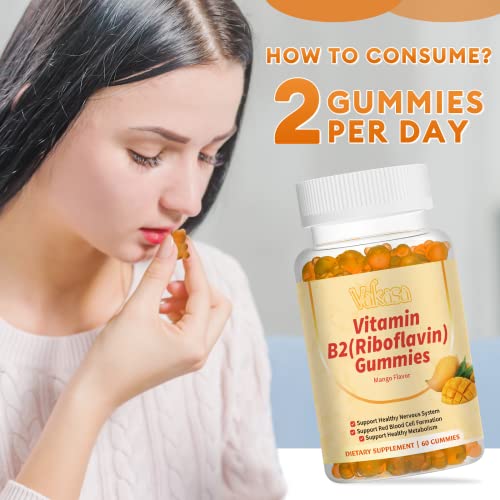 Vitamin B2 gummies for stress relief