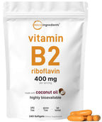 Vitamin B2 riboflavin 400 mg softgels
