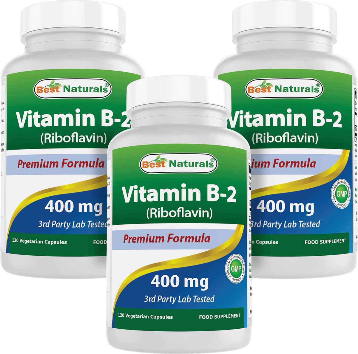 Vitamin B2 riboflavin veggie capsules