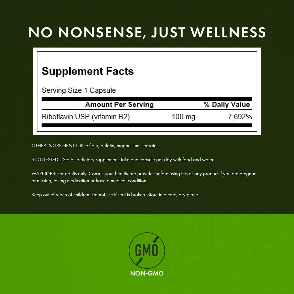Vitamin B2 support for healthy skin