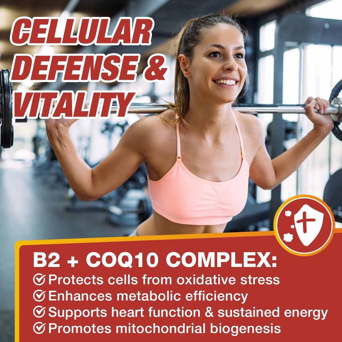 Vitamin B2 support for metabolism health