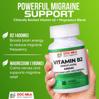 Vitamin B2 support for metabolism