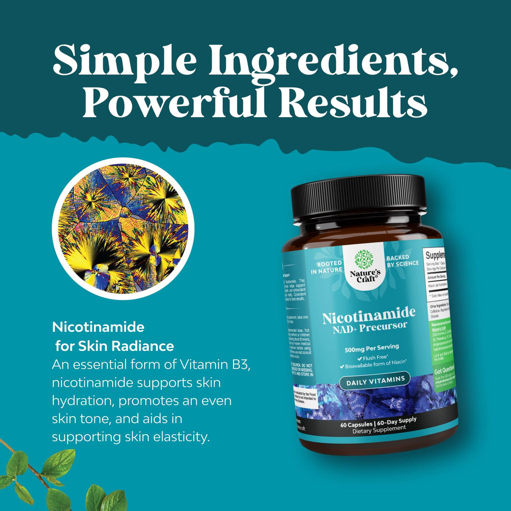 Vitamin B3 capsules for daily wellness