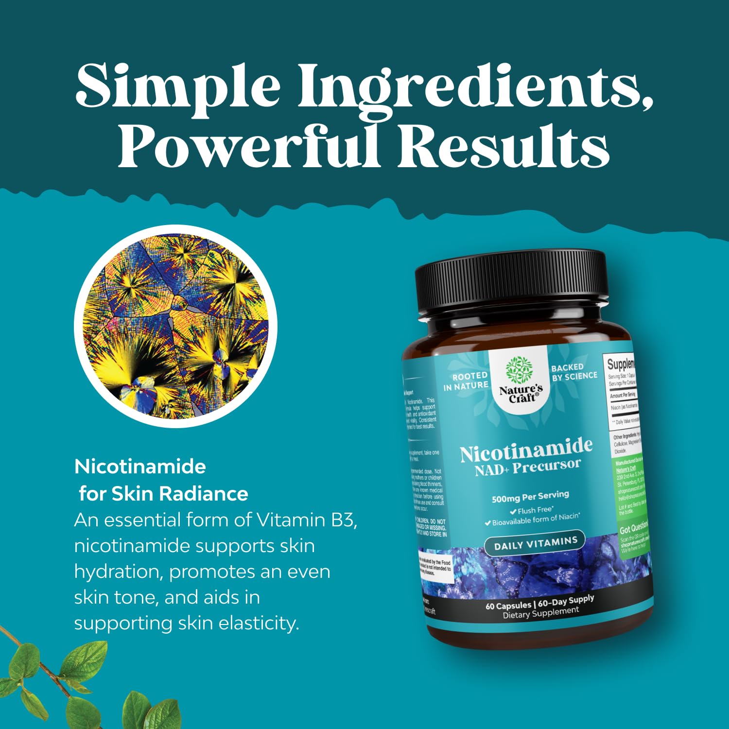 Vitamin B3 capsules for daily wellness