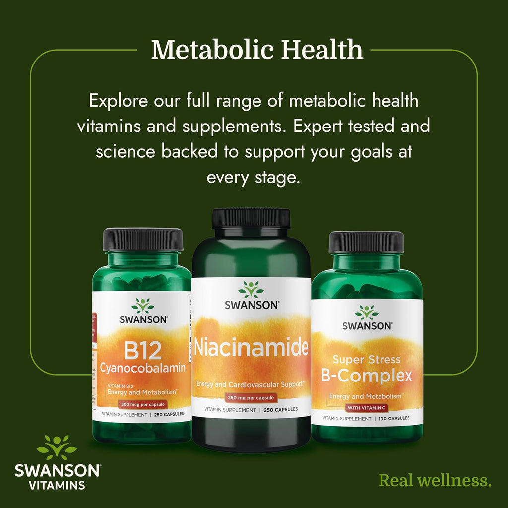 Vitamin B3 capsules for stress relief