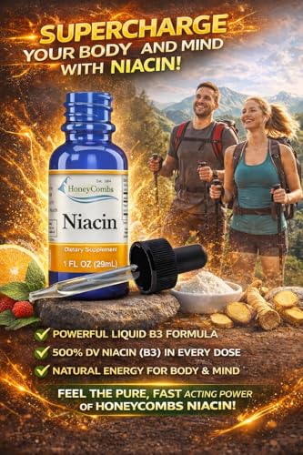 Vitamin B3 drops for metabolism support