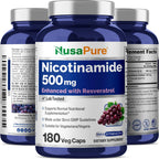 Vitamin B3 energy support capsules