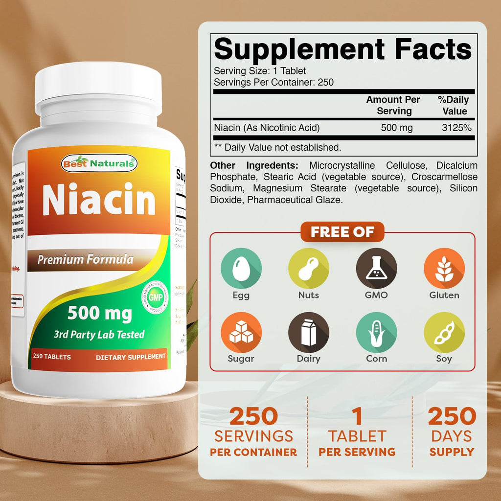 Vitamin B3 for energy support