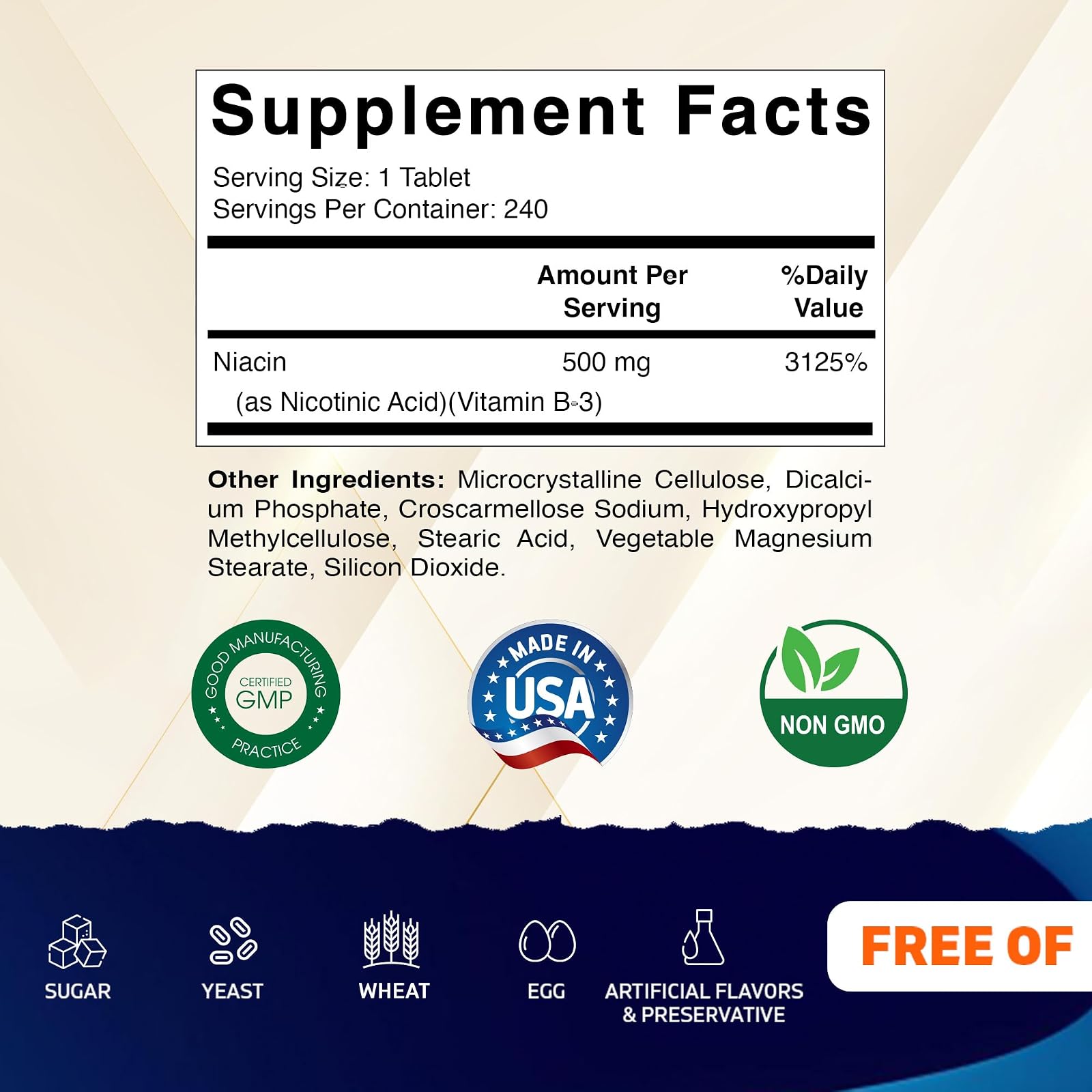 Vitamin B3 for energy support