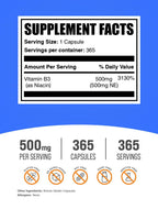 Vitamin B3 for energy support