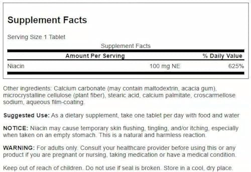 Vitamin B3 for energy support