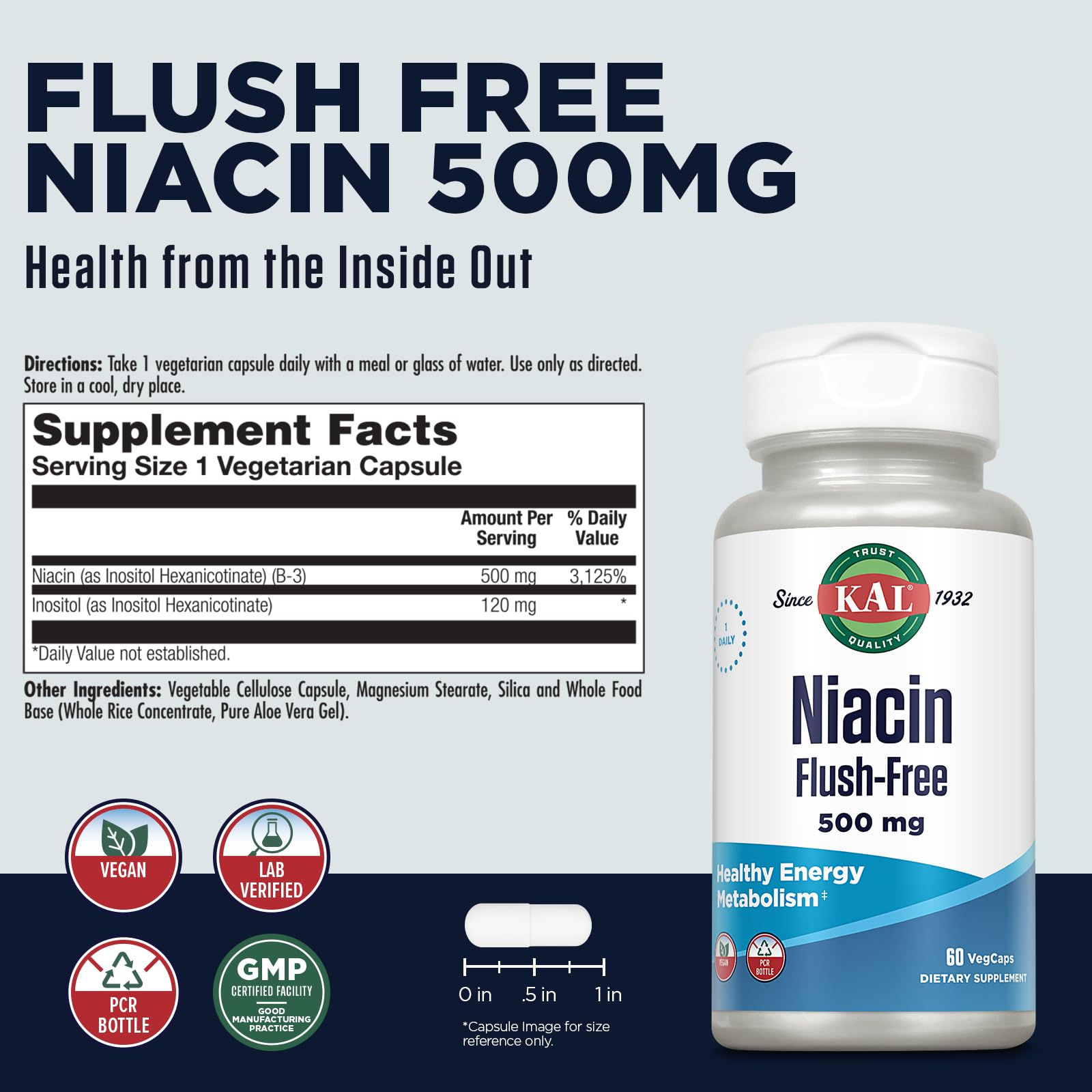 Vitamin B3 for energy support