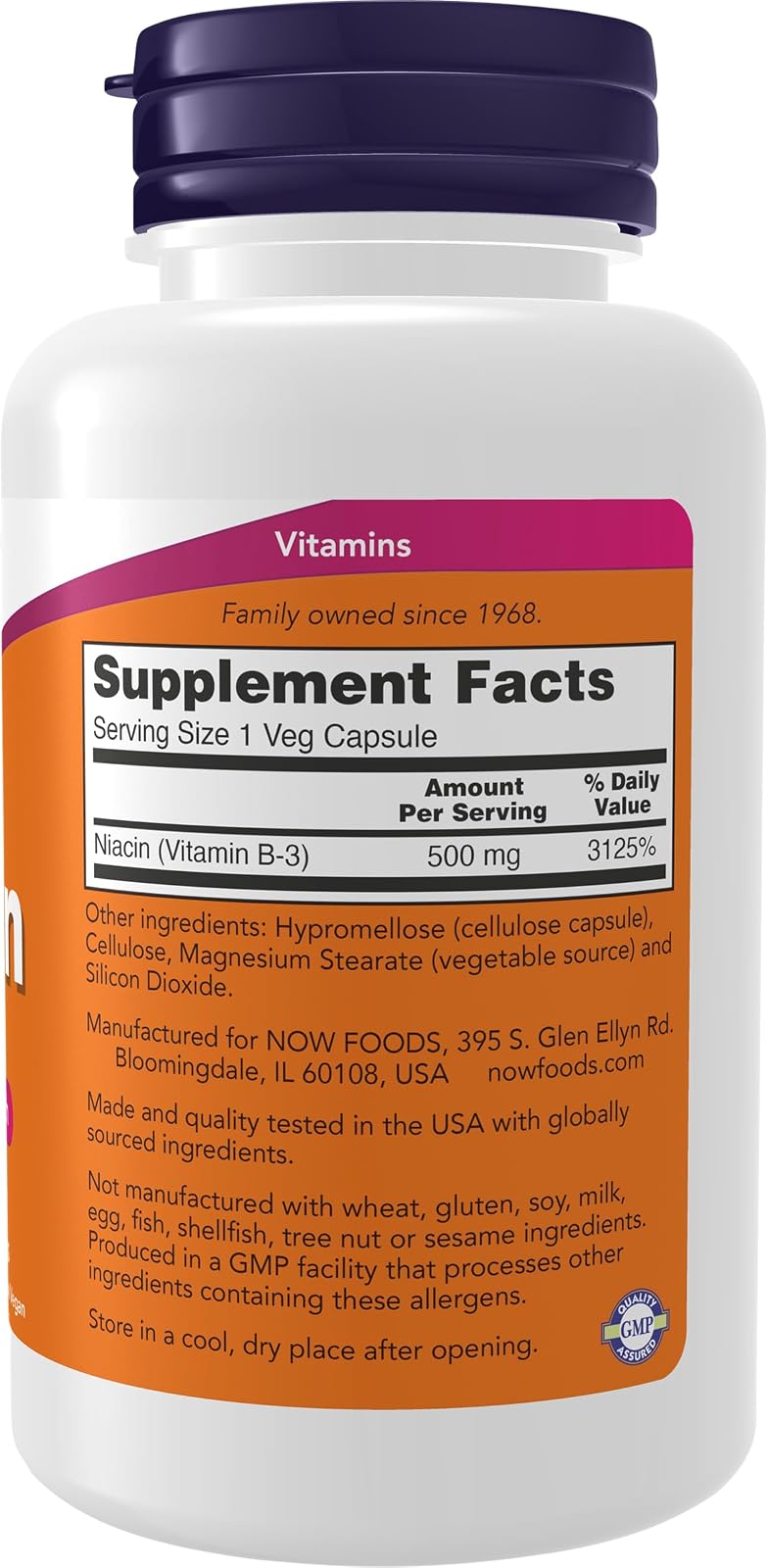 Vitamin B3 for energy support