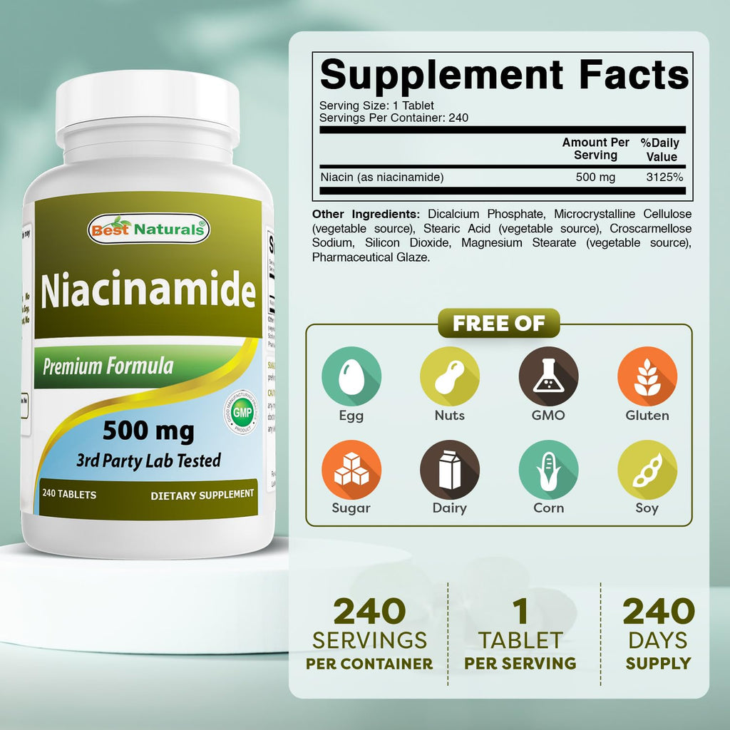 Vitamin B3 for healthy skin