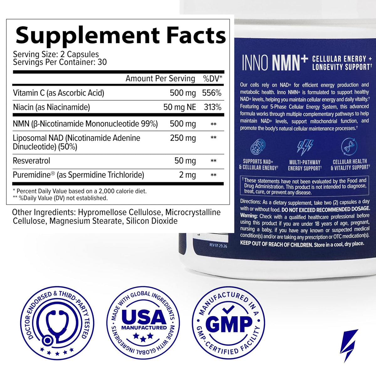 Vitamin B3 for improved focus