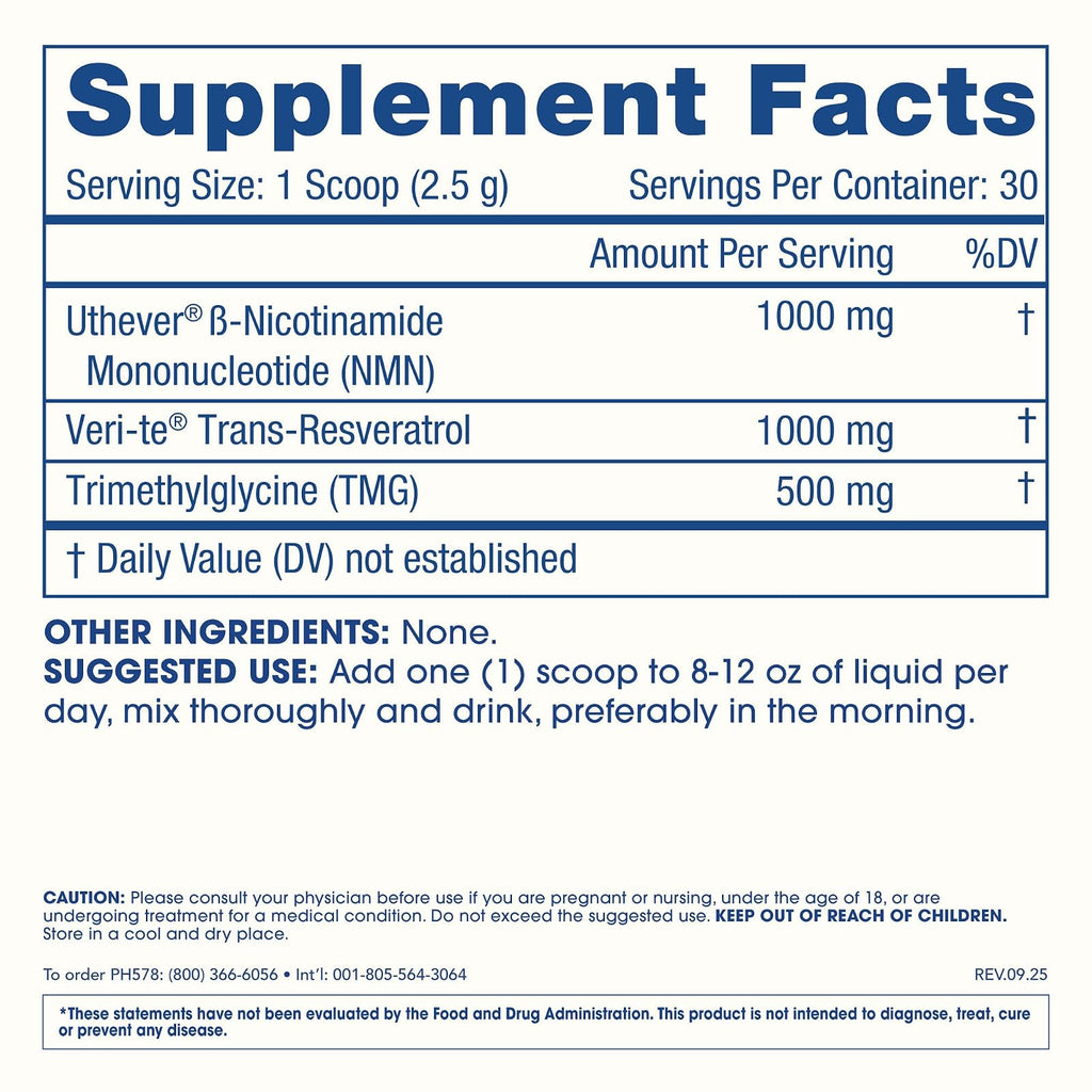 Vitamin B3 for improved metabolism
