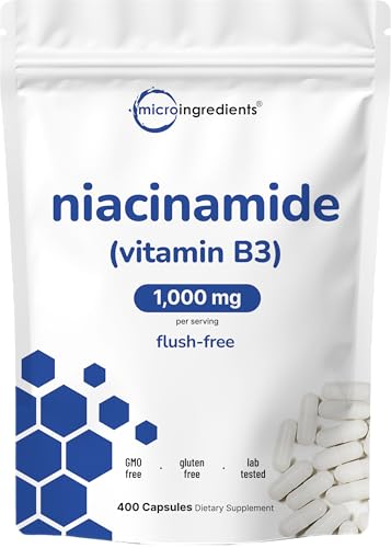 Vitamin B3 Niacinamide 500 mg capsules