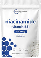 Vitamin B3 Niacinamide 500 mg capsules