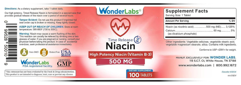 Vitamin B3 supplement for energy boost