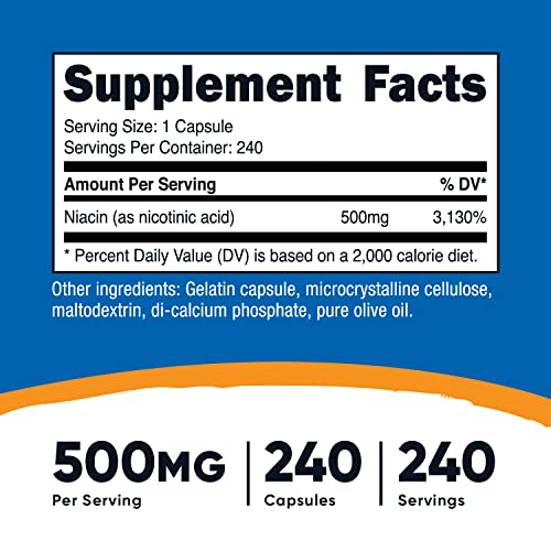 Vitamin B3 supplement for energy