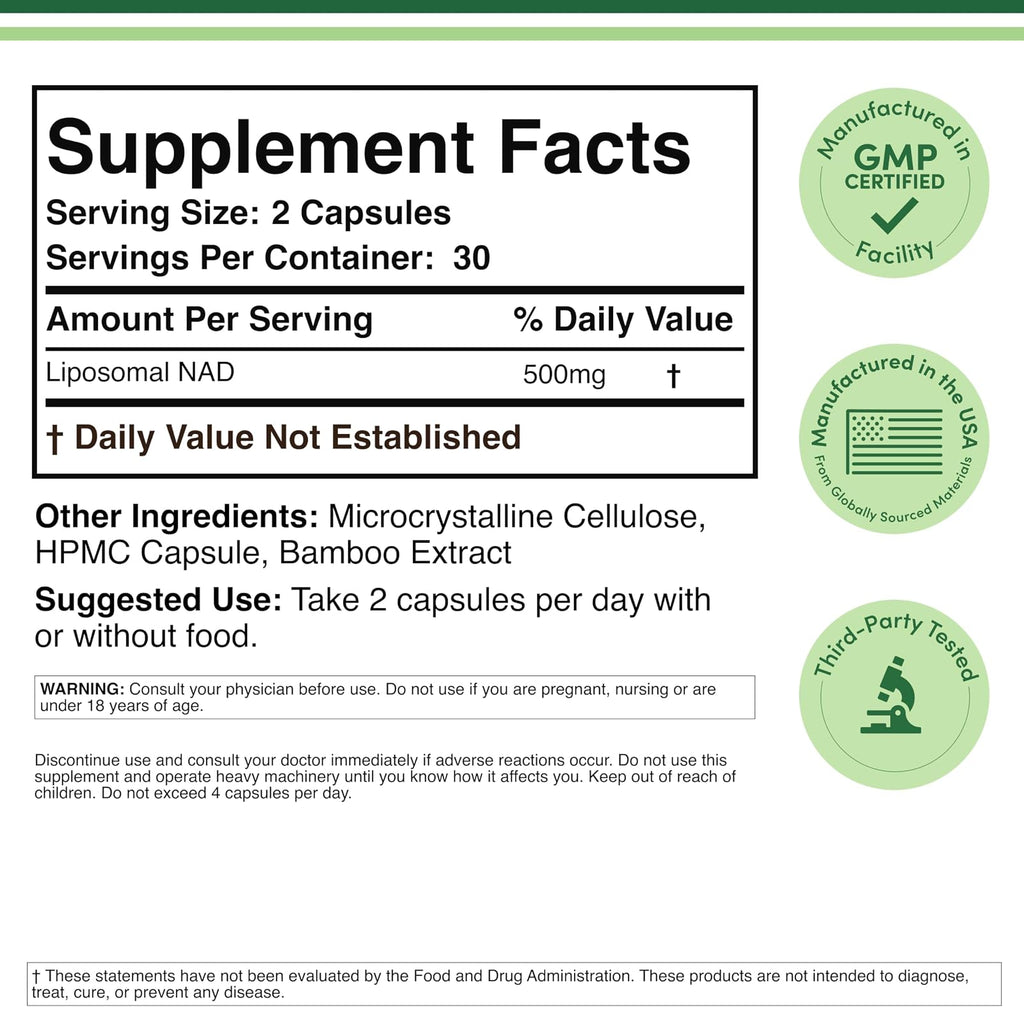 Vitamin B3 supplement for energy