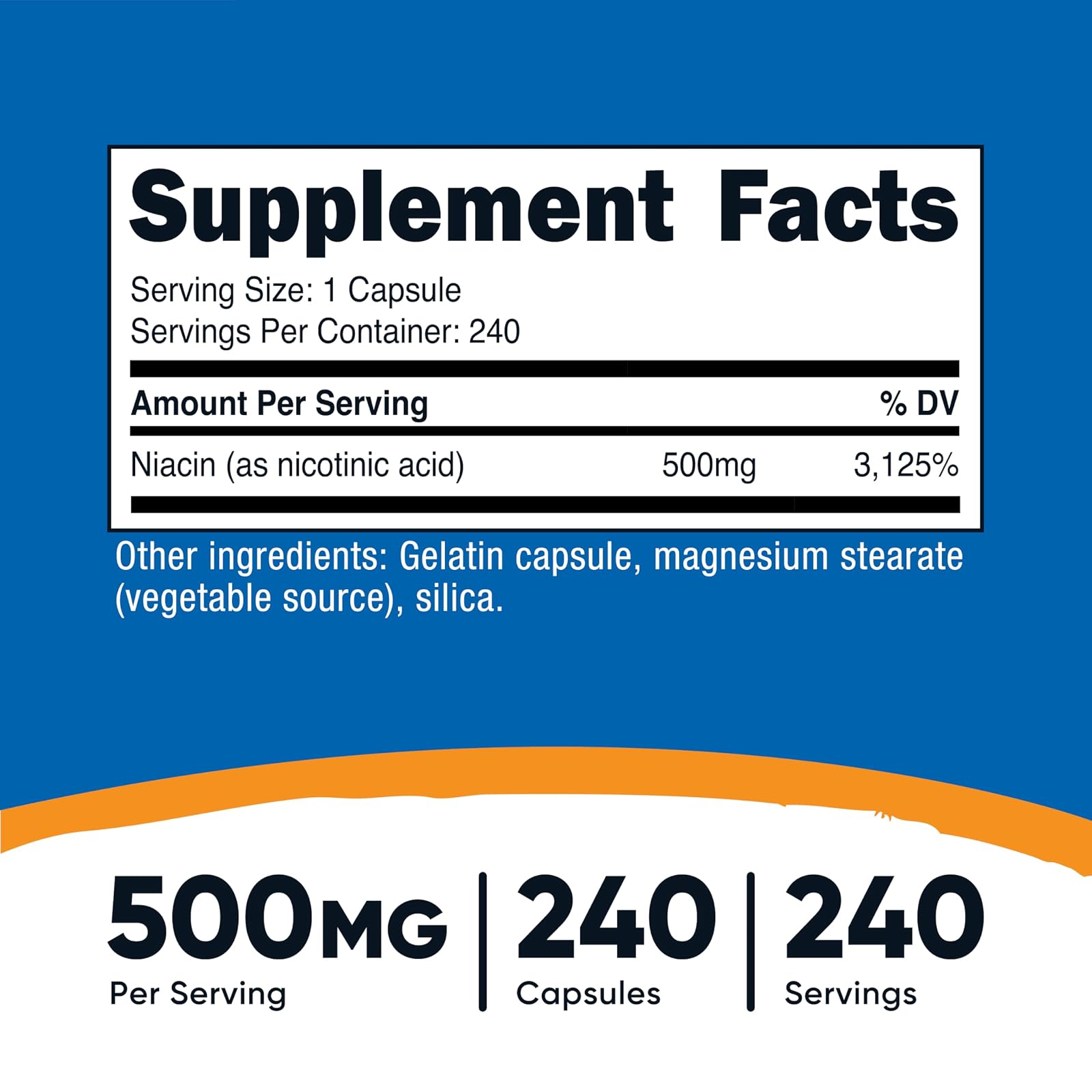 Vitamin B3 supplement for energy