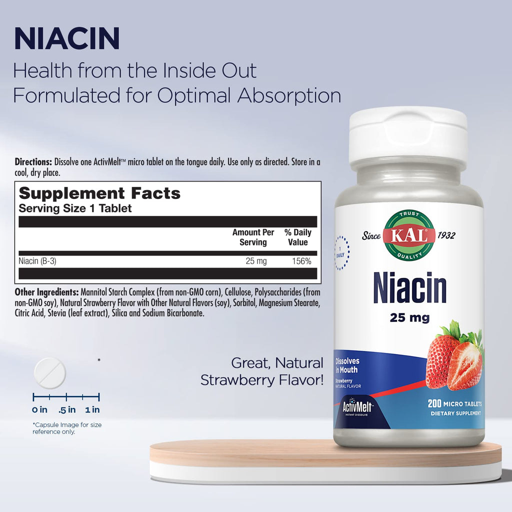 Vitamin B3 supplement for energy