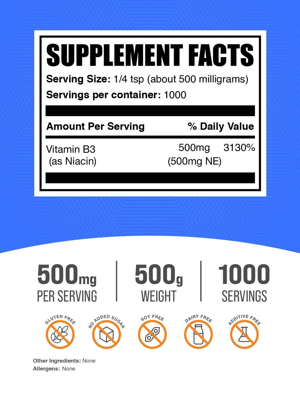 Vitamin B3 supplement for healthy skin