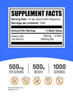 Vitamin B3 supplement for healthy skin