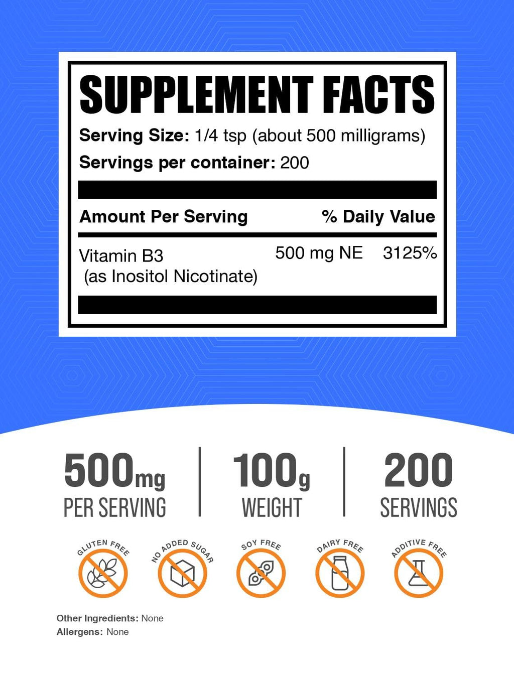 Vitamin B3 supplement for healthy skin