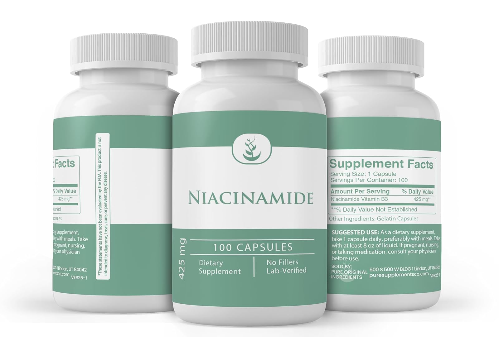 Vitamin B3 supplement for improved complexion