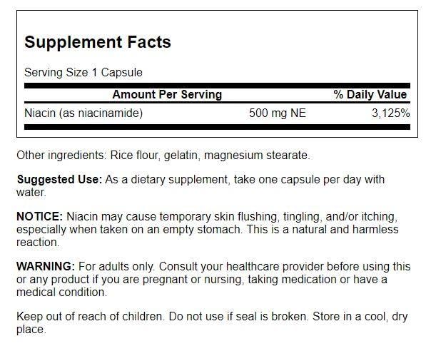 Vitamin B3 supplement for skin health