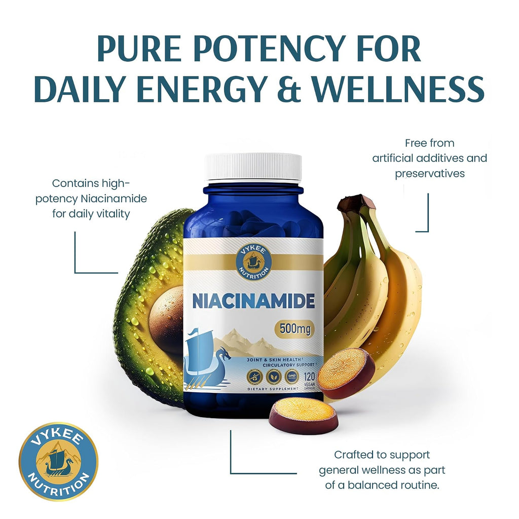 Vitamin B3 supplement for stress relief