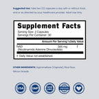 Vitamin B3 supplement for vitality