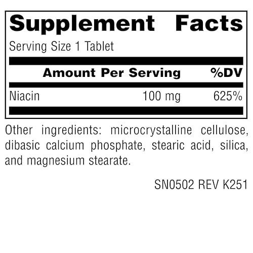 Vitamin B3 tablets for heart health