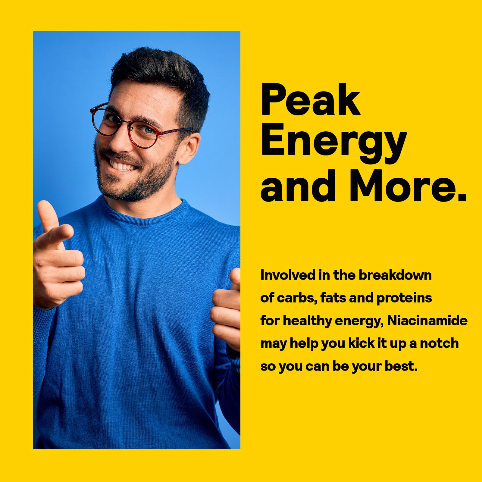 Vitamin B3 tablets for overall wellness