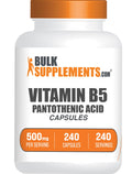 Vitamin B5 capsules for energy