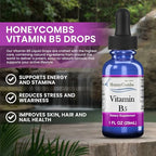 Vitamin B5 drops for energy boost