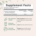 Vitamin B5 for energy metabolism